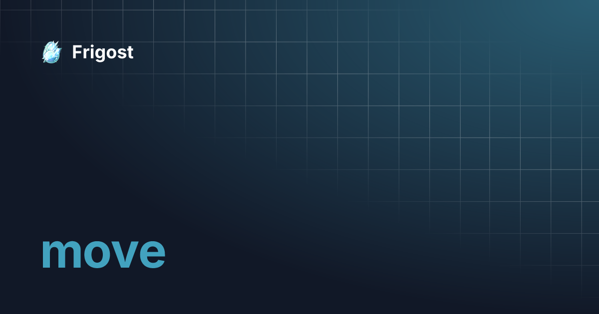 move | Frigost