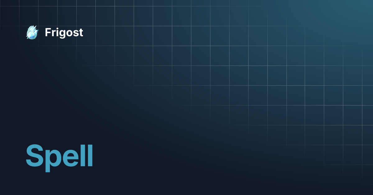 Spell | Frigost